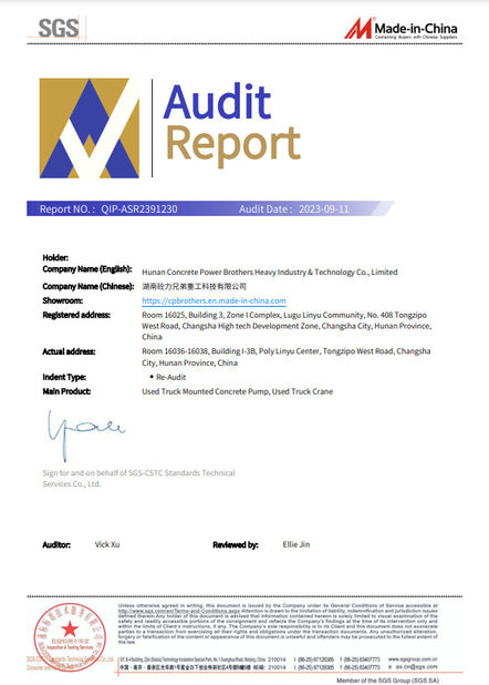 중국 Hunan Concrete Power Brothers Heavy Industry & Technology Co ...